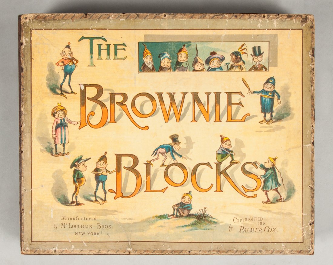 Palmer Cox Lithograph Brownie Block Set, McLoughlin - May 08, 2015 ...