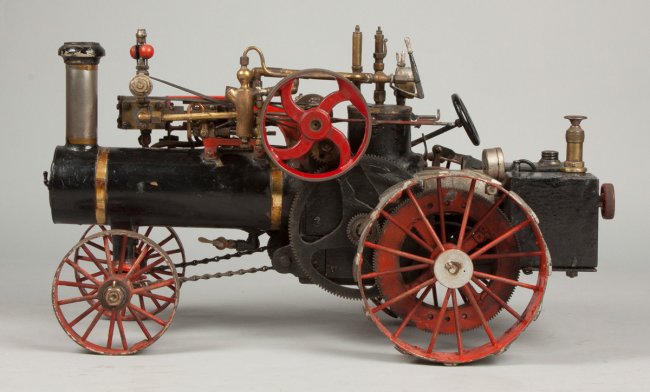 Case Tractor Working Steam Model : Lot 91A