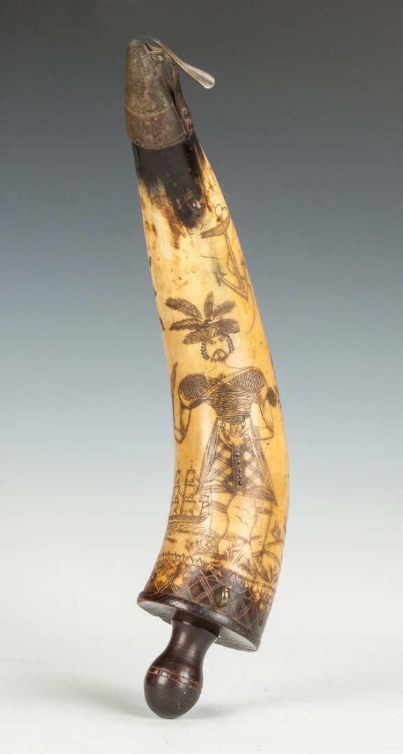Scottish Powder Horn