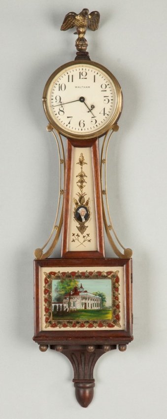 Waltham Miniature Banjo Clock Price Guide