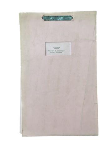 Equus (1977) Original Script (#0301) on Aug 28, 2021 | Premiere Props in CA