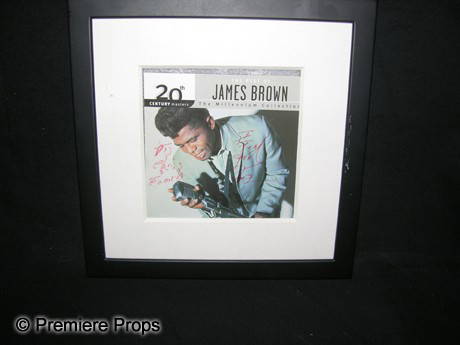 James Brown Signed "best Of" Cd