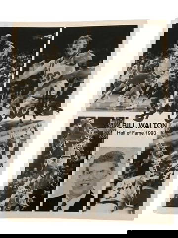 Bill Walton Ucla Clippers Signed Collage Photo