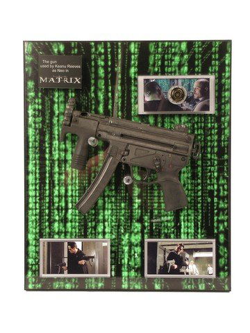 The Matrix Neo Keanu Reeves Neck Plug and Gun