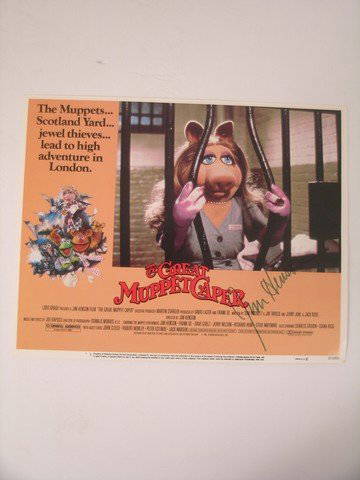 Great Muppet Caper Jim Henson Signed Lobby Card
