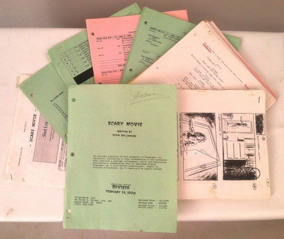 Scream Wes Craven Signed Script & Storyboards - Oct 26, 2013 | Premiere ...