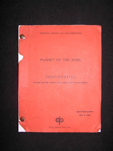 Planet Of The Apes Original Shooting Script (1967)