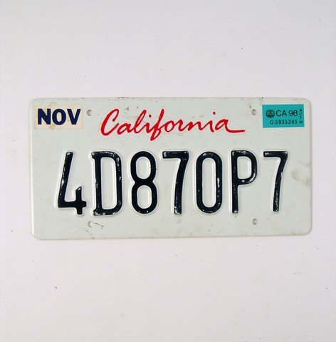 Baywatch License Plate Prop