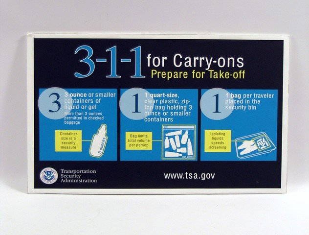 7500 TSA Sign Movie Props - Oct 25, 2014 | Premiere Props in CA