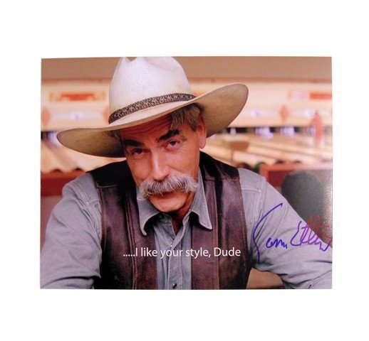 The Big Lebowski The Stranger Sam Elliott Signed Photo