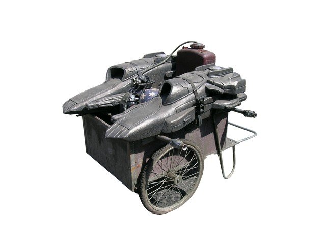 Falling Skies Season 5 Espheni Airship Drone & Cart