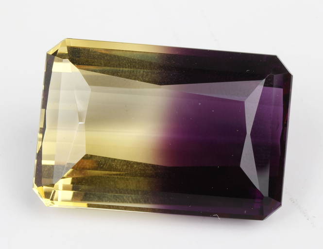 61.9ct Emerald Cut Ametrine