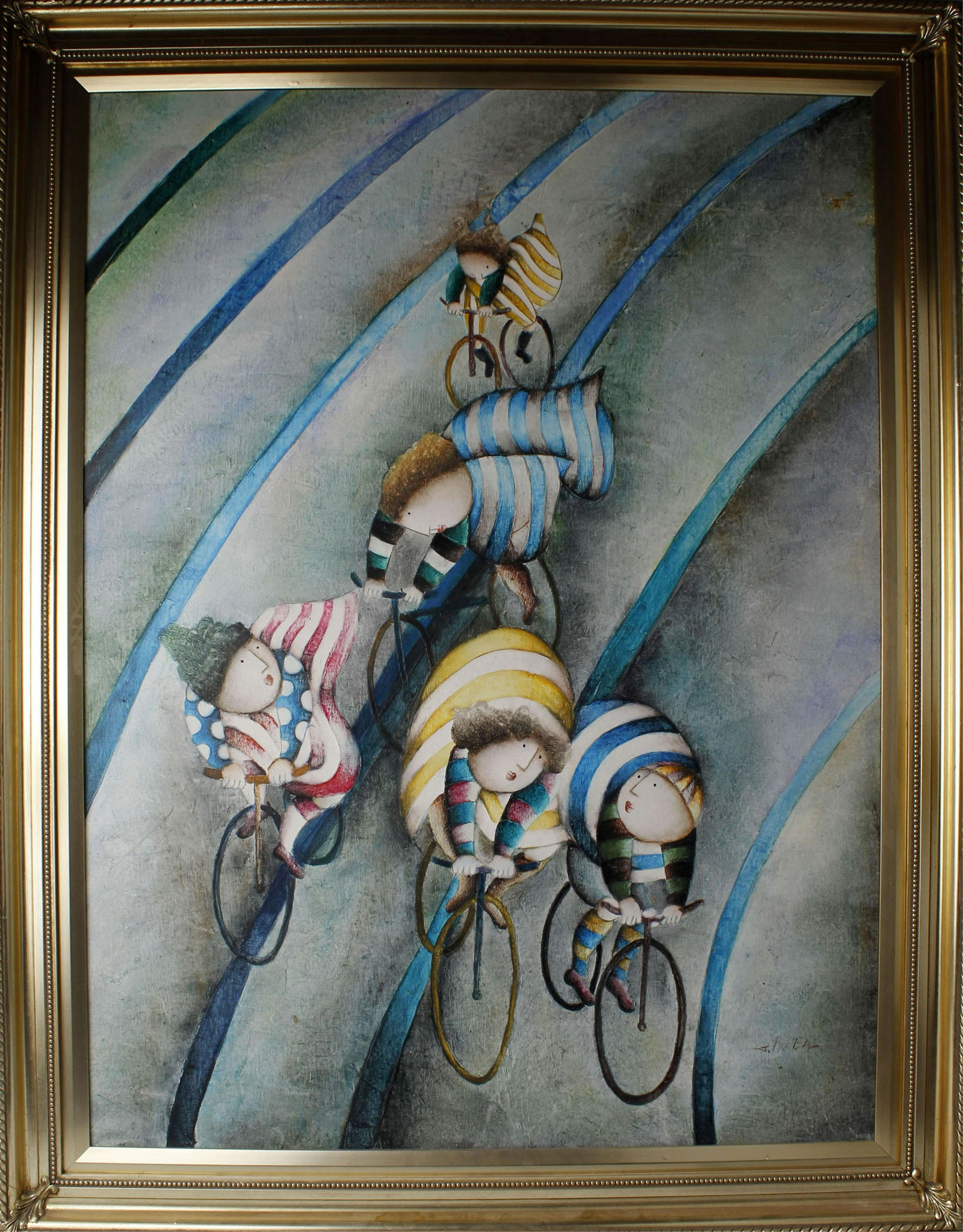 J. ROYBAL OIL PAINTING ON CANVAS - Mar 28, 2020 | Manor Auctions in FL