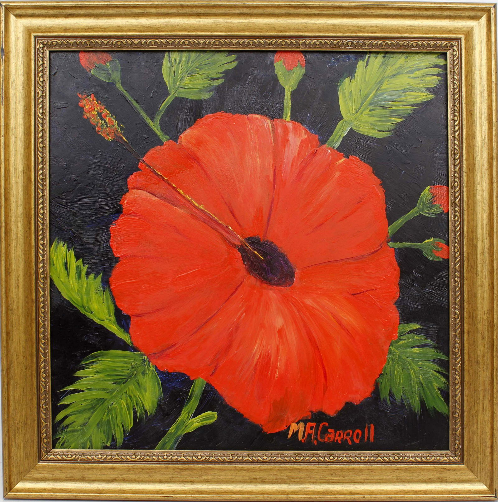 MARY ANN CARROLL FLORIDA HIGHWAYMEN RED HIBISCUS (#115057) on Oct 16 ...