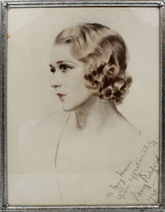 Mary Pickford Silent Film Actress Autograph Dress