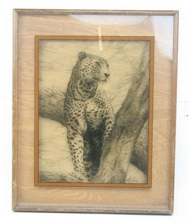 DENNIS CURRY REVERSE PAINTED WILDLIFE - CHEETAH - Dec 11, 2010 | Manor ...