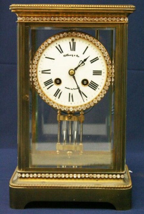 TIFFANY AND CO REPRODUCTION MANTEL CLOCK