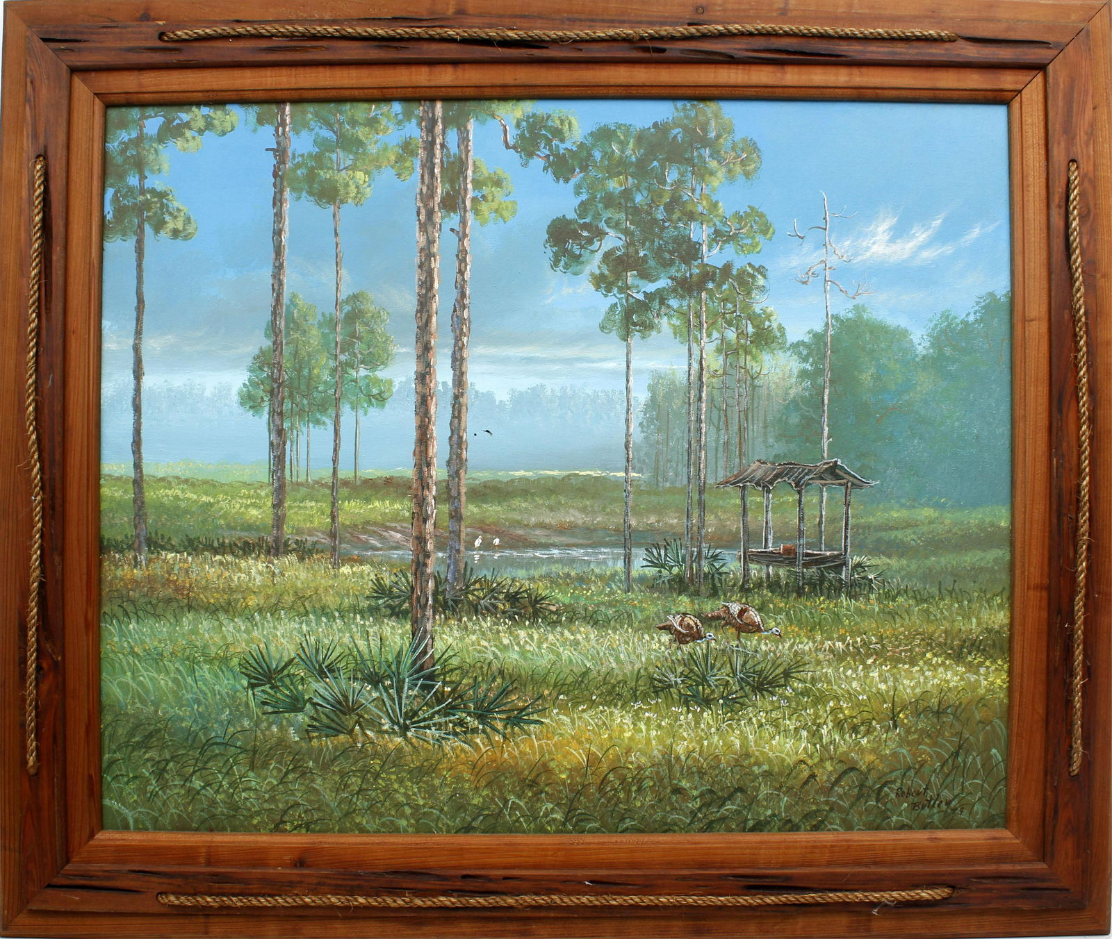 Robert Butler Florida Highwaymen Seminole Turkeys