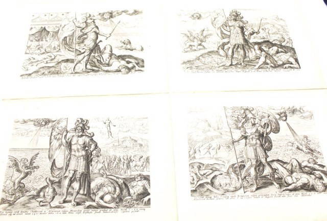 Four 18th Century Engravings Of Biblical Figures
