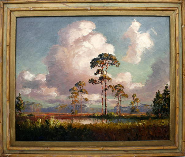 A.E. BACKUS FLORIDA ARTIST BILLOWING CLOUDS (#126075) on Oct 08, 2022 ...