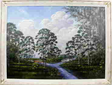 Oil painting on canvas board signed R. Dickson, d - Oct 09, 2012 ...