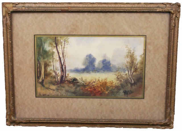 METZ - WATERCOLOR LANDSCAPE PAINTING