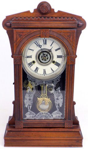 WM. L. GILBERT 1885 PARLOR CLOCK "ALDINE"