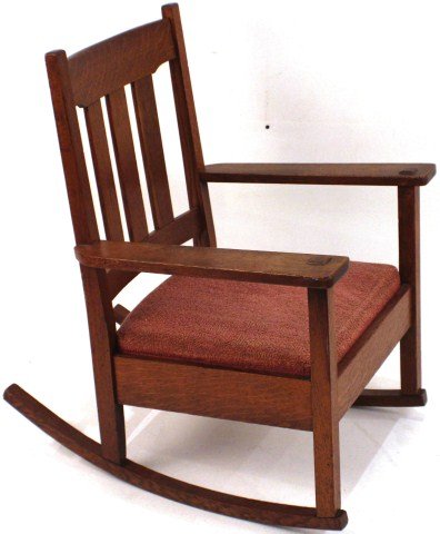 MISSION STYLE OAK ROCKER