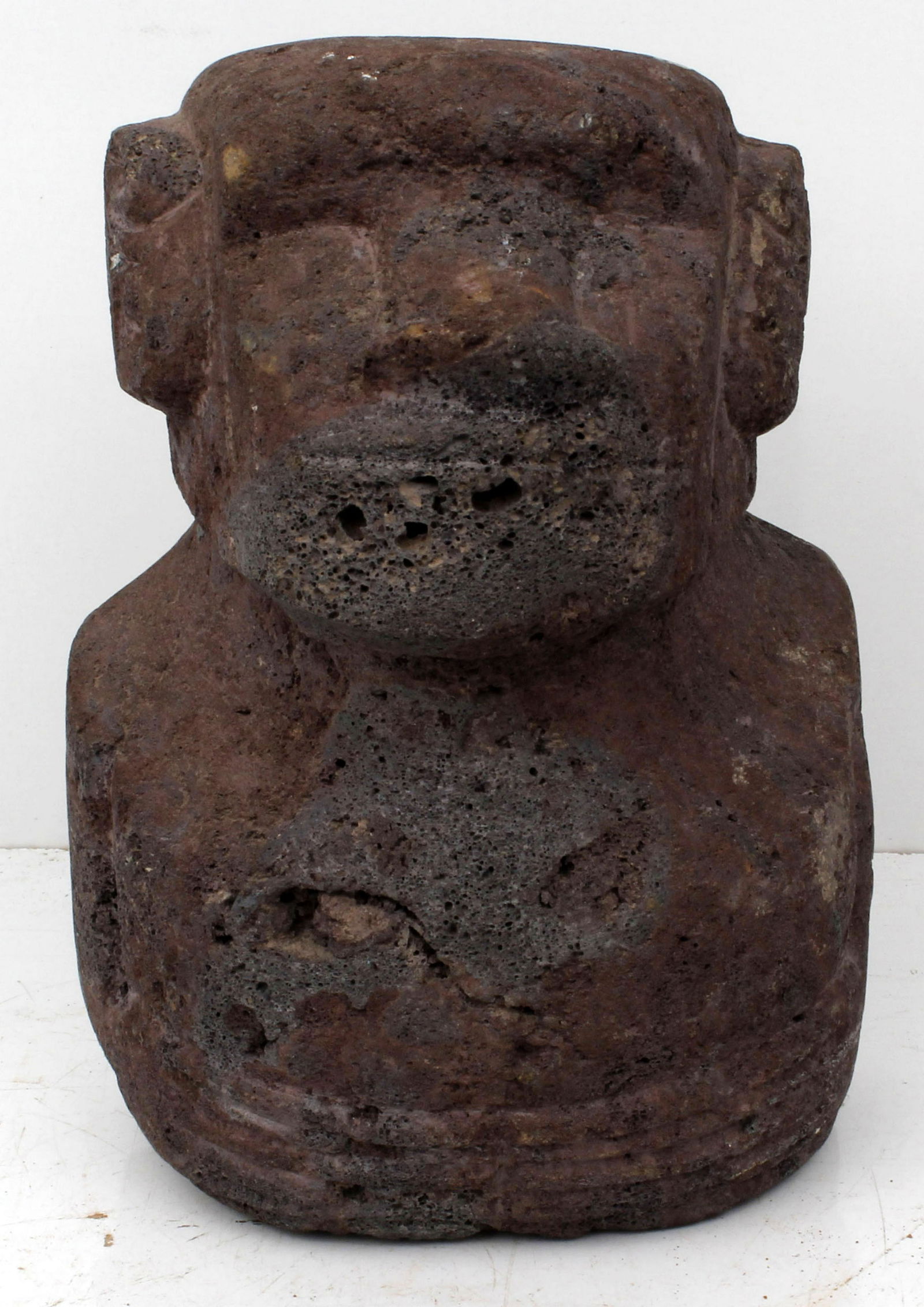 Moai Easter Island Carved Volcanic Stone 1600 Ce