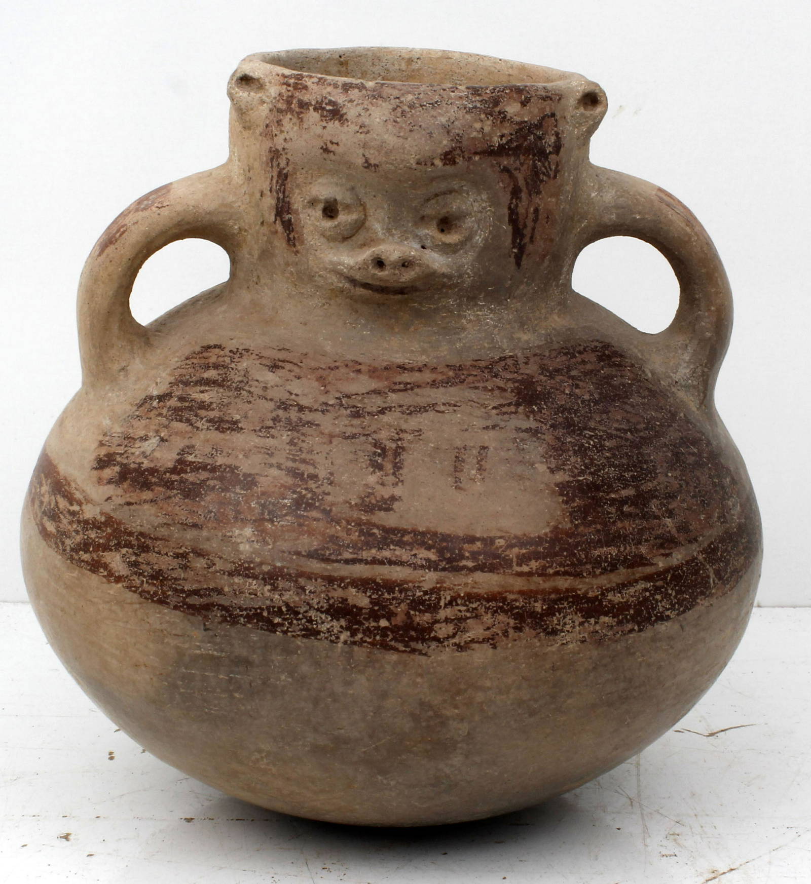 Precolumbian Nicoya Anthropomorphic Pot 800-1200 Auction