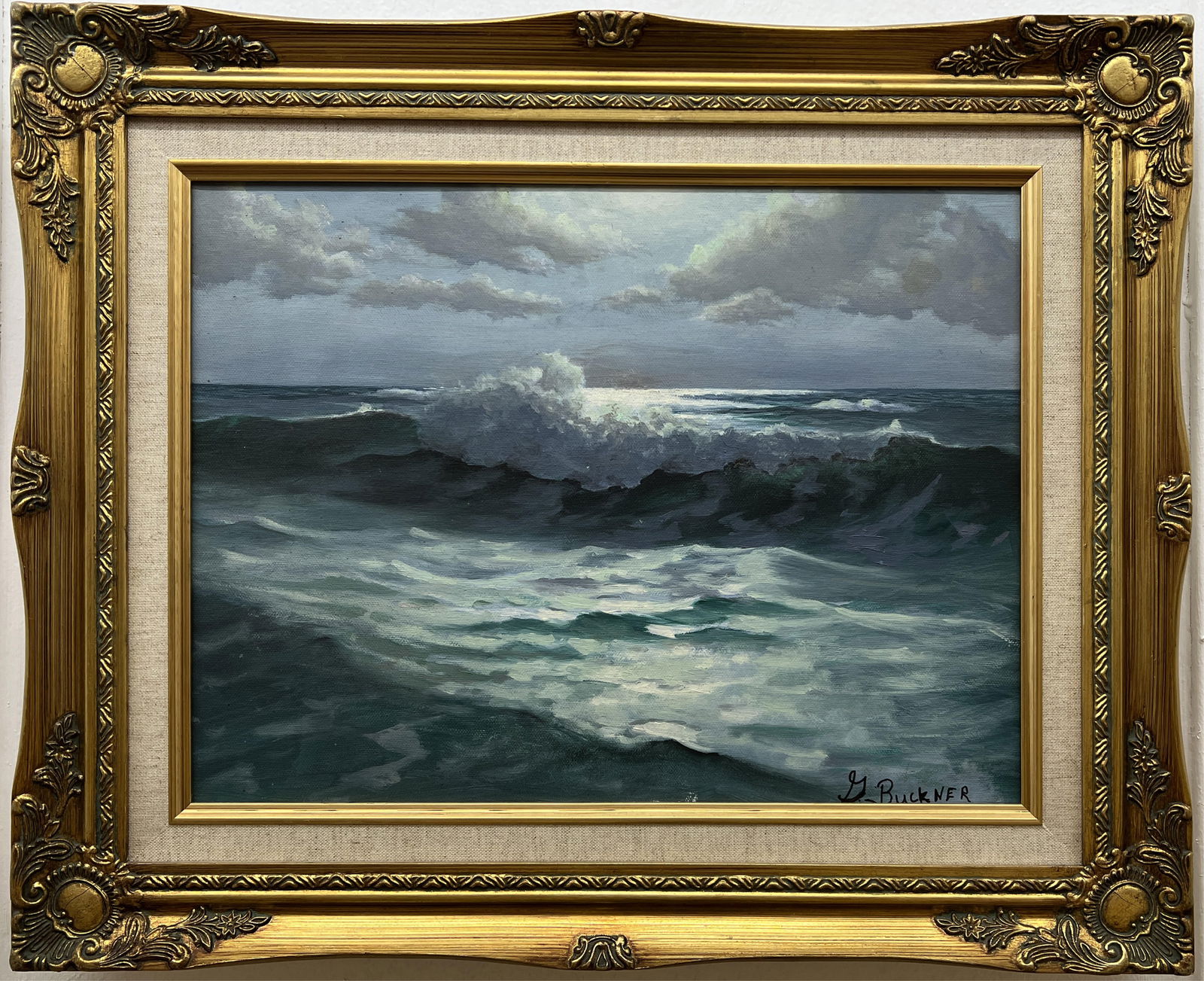 George Buckner Florida Highwaymen Rough Seas Auction