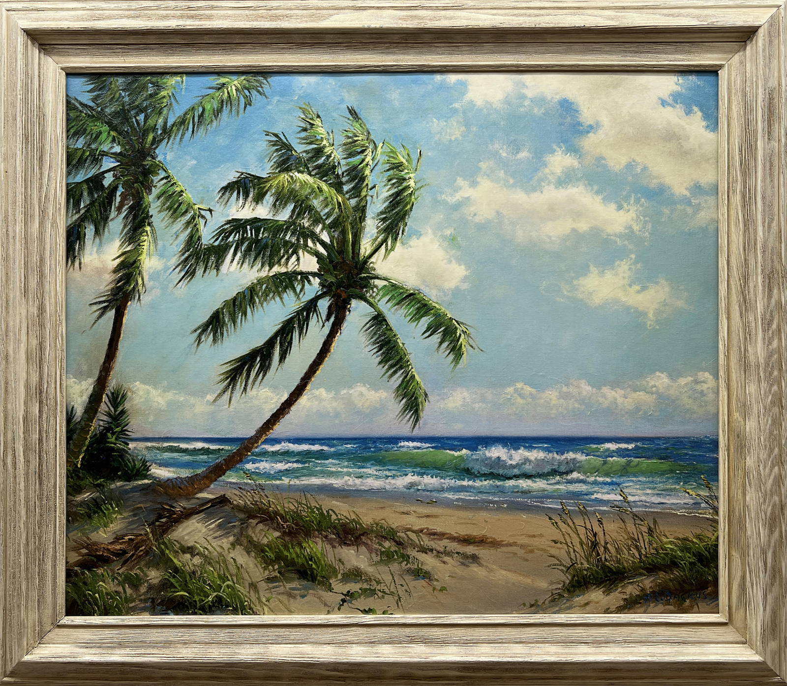 A.e. Backus Florida Artist Giclee North Beach Auction