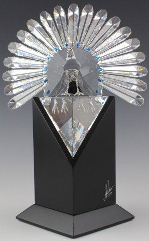 Swarovski Crystal Limited Edition Peacock 1998