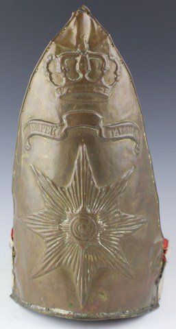 19TH C PRUSSIAN GRENADIER MITRE CAP