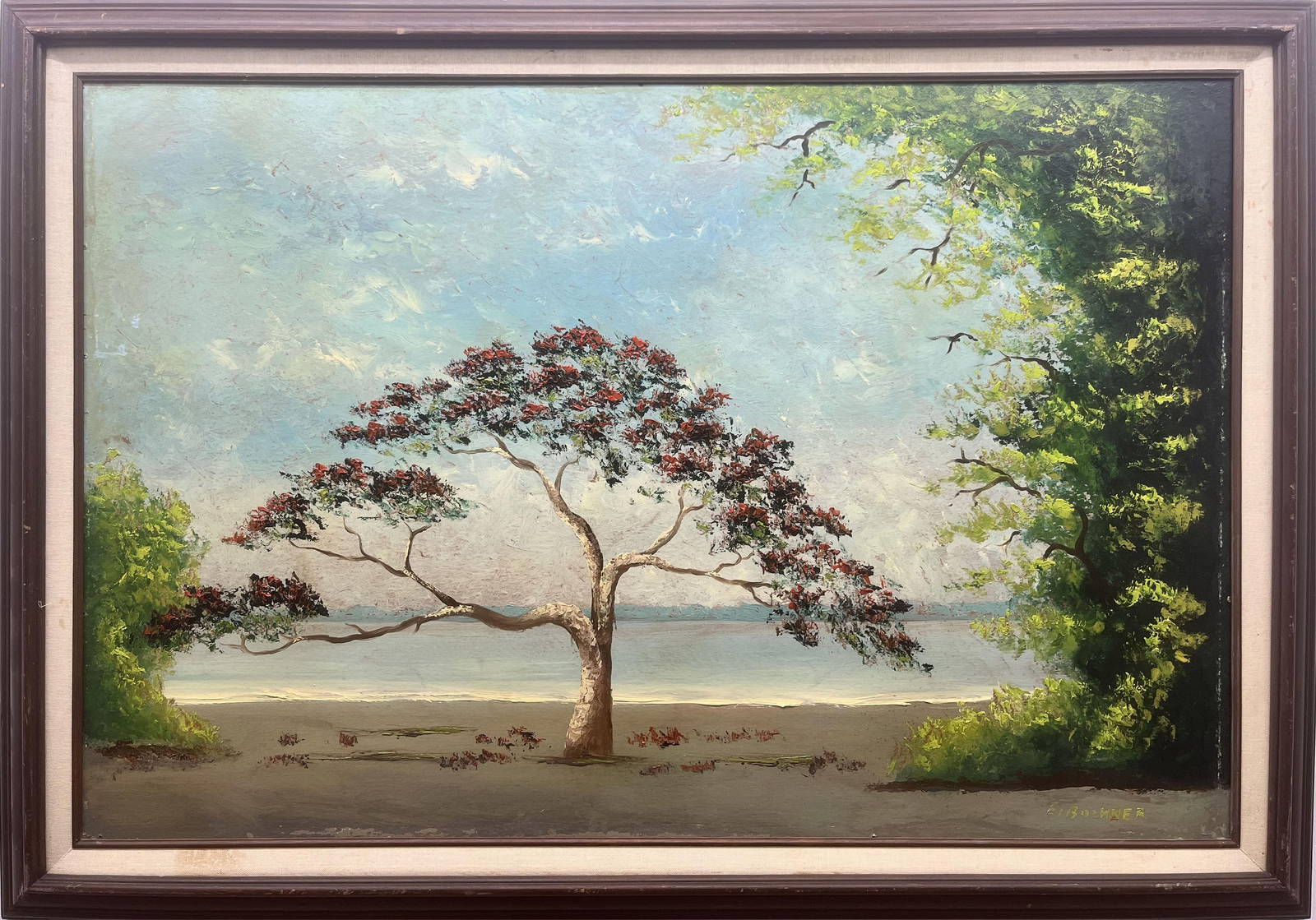 Ellis Buckner Florida Highwaymen Red 10 Auction