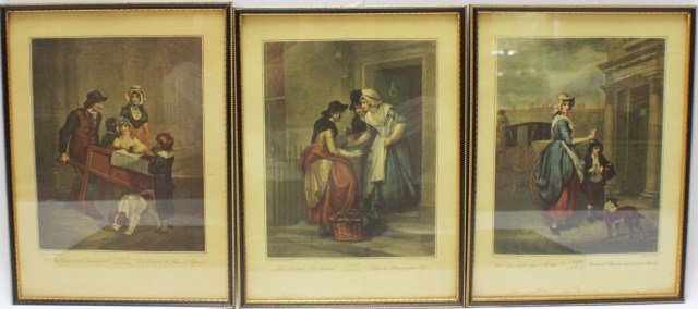 FRAMED PRINTS FRANCIS WHEATLEY CRIES OF LONDON : Lot 32017