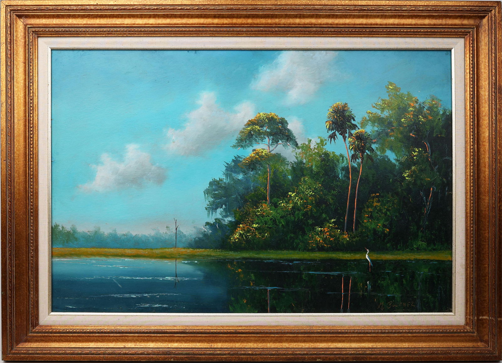 George Buckner Florida Highwaymen Green Riverside Auction