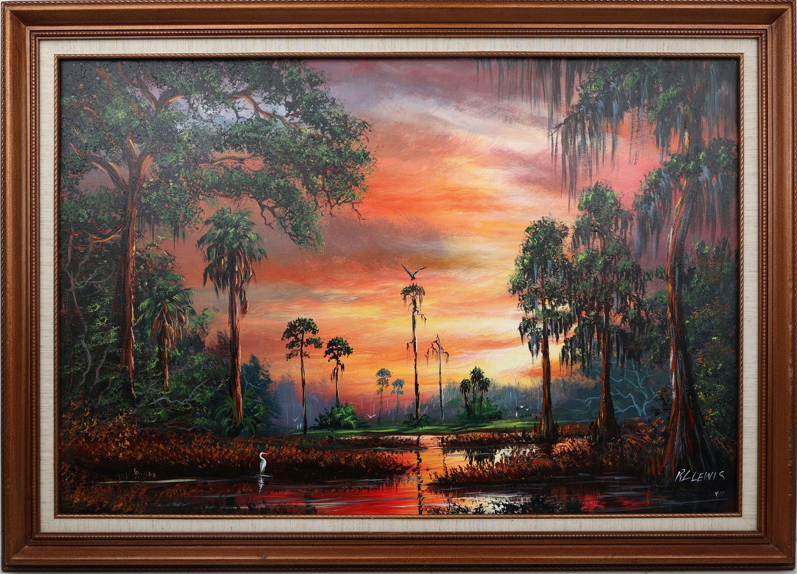 R.l. Lewis Florida Highwaymen Magnum Opus Lewis Auction