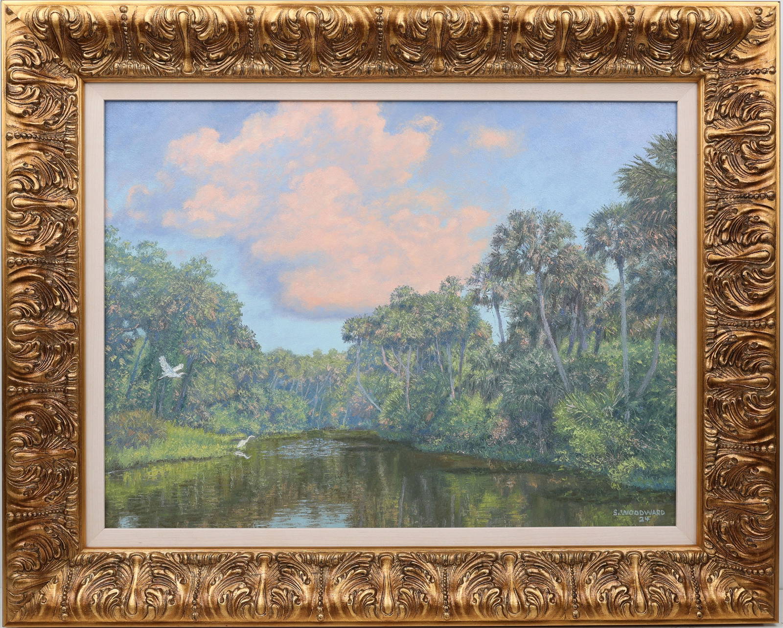 Scott Woodward Florida Artist St. Lucie River Auction
