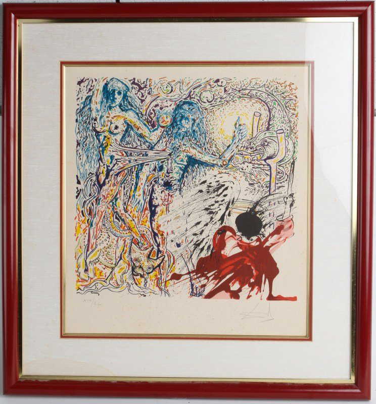 Salvador Dali Paradise Lost Le Litho Signed