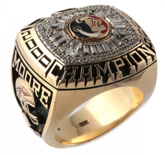 2000 Florida State Championship Ring 10k Gold