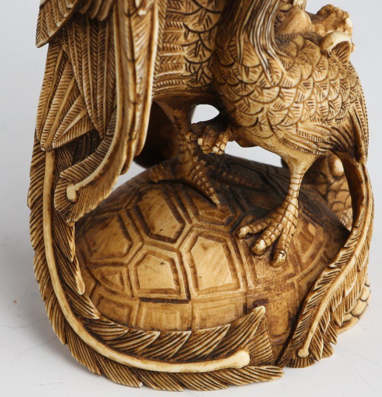 JAPANESE IVORY ANIMAL TRIO PHOENIX TURTLE RAT - Dec 16, 2012 | Manor ...