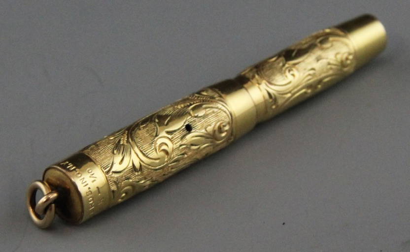 Vintage Salz Brothers Peter Pan Pen 18k Gf