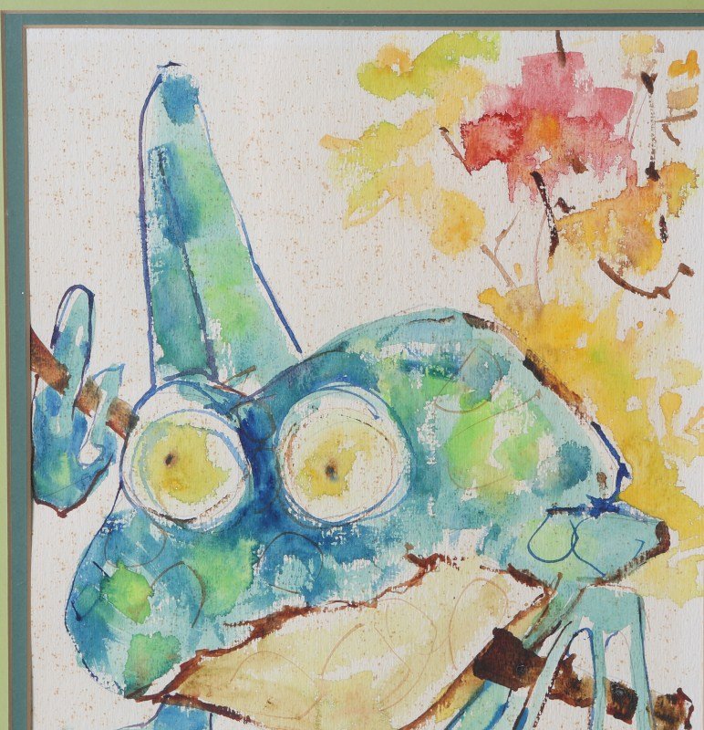CAROL RATAFIA FROG WATERCOLOR PRINT