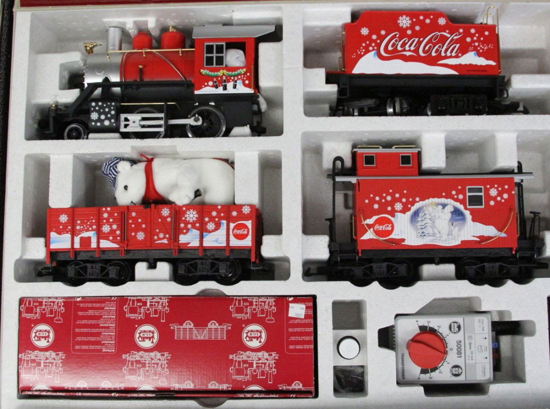 LGB COCA COLA POLAR EXPRESS TRAIN SET