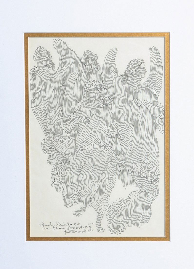 Azoulay Original Line Drawing Study For Dreams