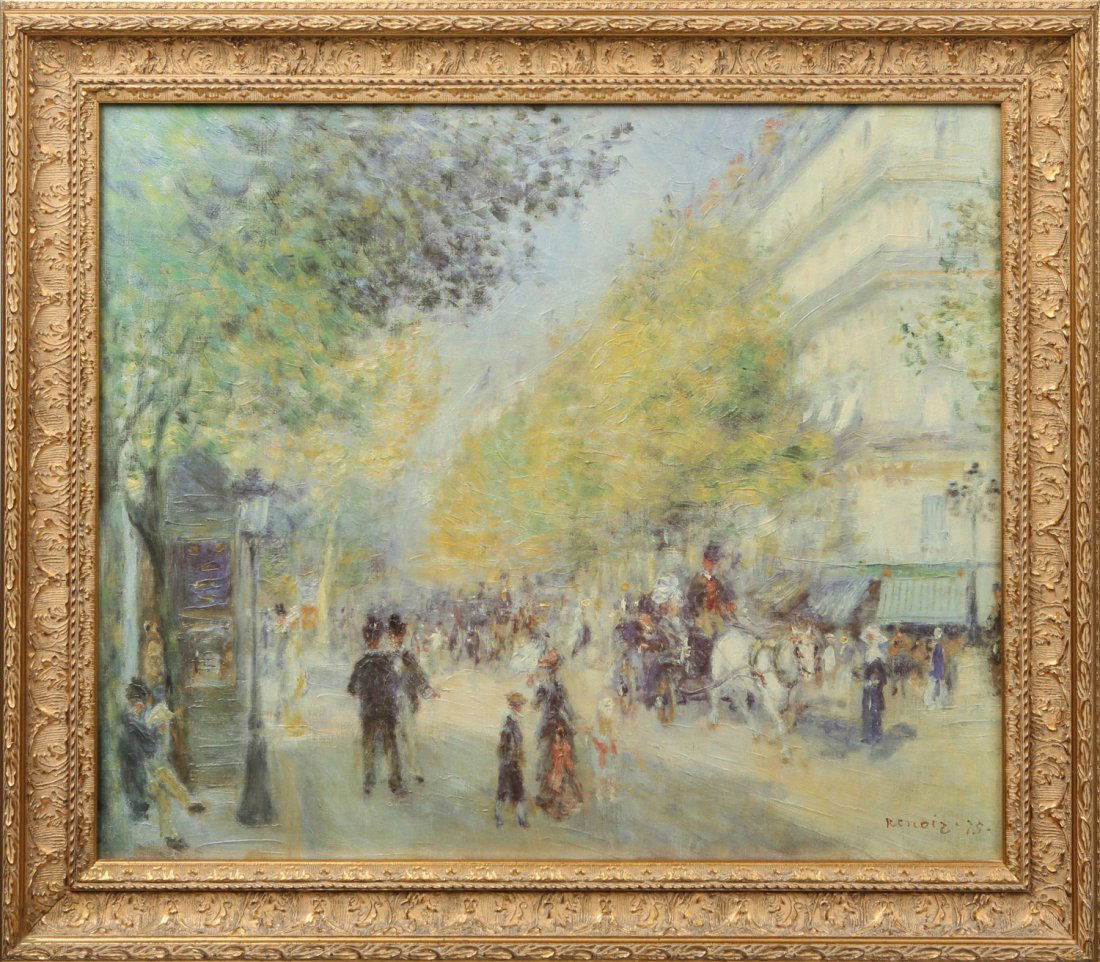 ARTAGRAPH RENOIR LES GRANDS BOULEVARDS PRINT