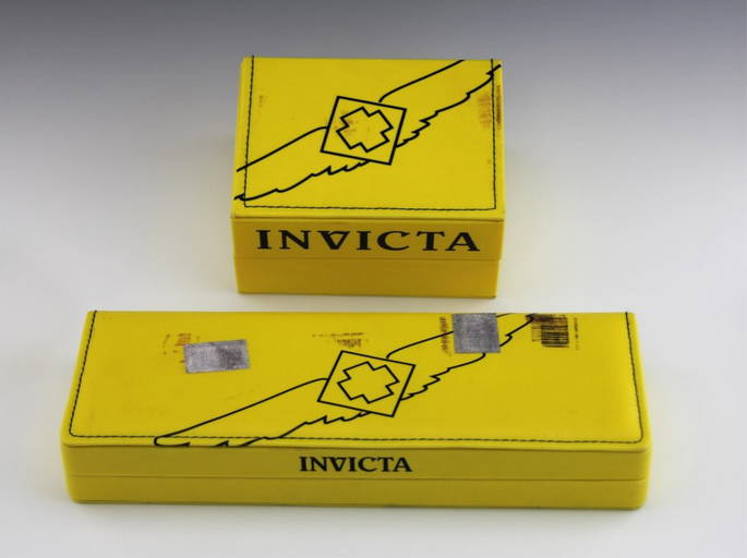 (2) Men's Invicta Chronograph Watches W Boxes
