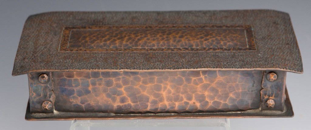 R.b. Reitz Hand Wrought Copper Box