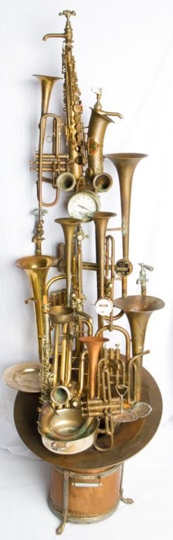 MUSICAL INSTRUMENT FOUNTAIN - Sep 20, 2015 | Manor Auctions in FL